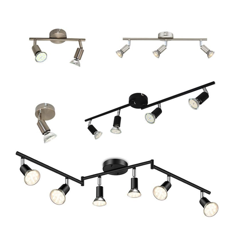 LED Ceiling Spot Light Bar, Foldable Ceiling Track Light, Rotatable ...