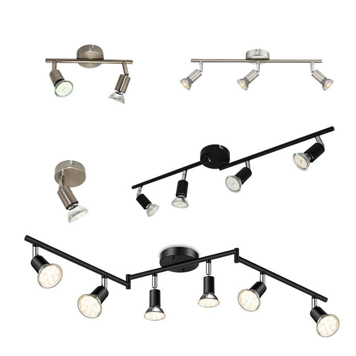 LED Ceiling Spot Light Bar, Foldable Ceiling Track Light, Rotatable ...