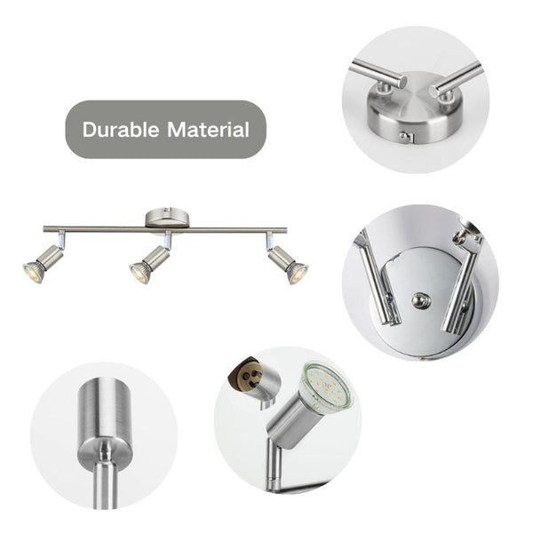 LED Ceiling Spot Light Bar, Foldable Ceiling Track Light, Rotatable ...