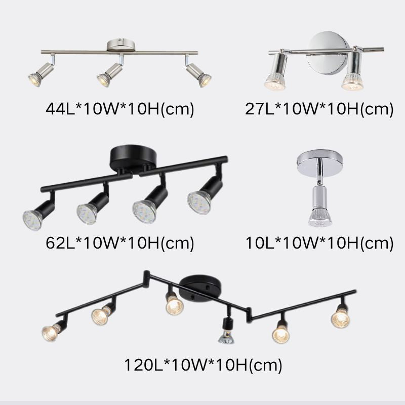 LED Ceiling Spot Light Bar, Foldable Ceiling Track Light, Rotatable ...