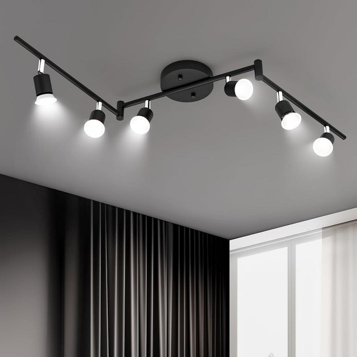 LED Ceiling Spot Light Bar, Foldable Ceiling Track Light, Rotatable ...
