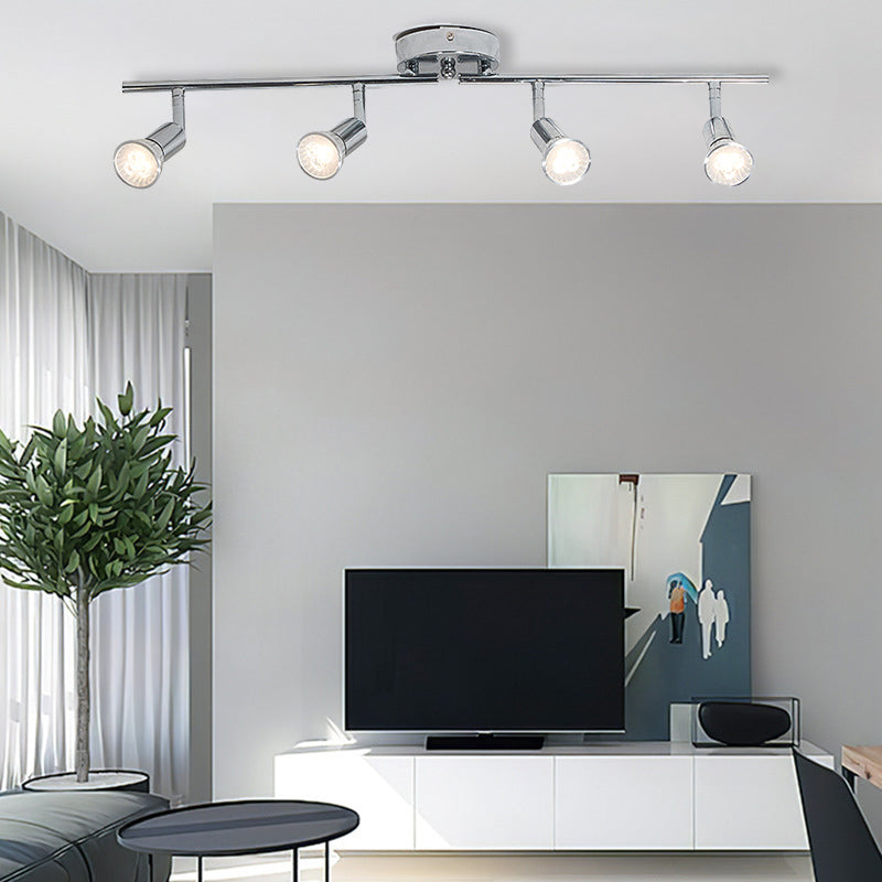 LED Ceiling Spot Light Bar, Foldable Ceiling Track Light, Rotatable ...