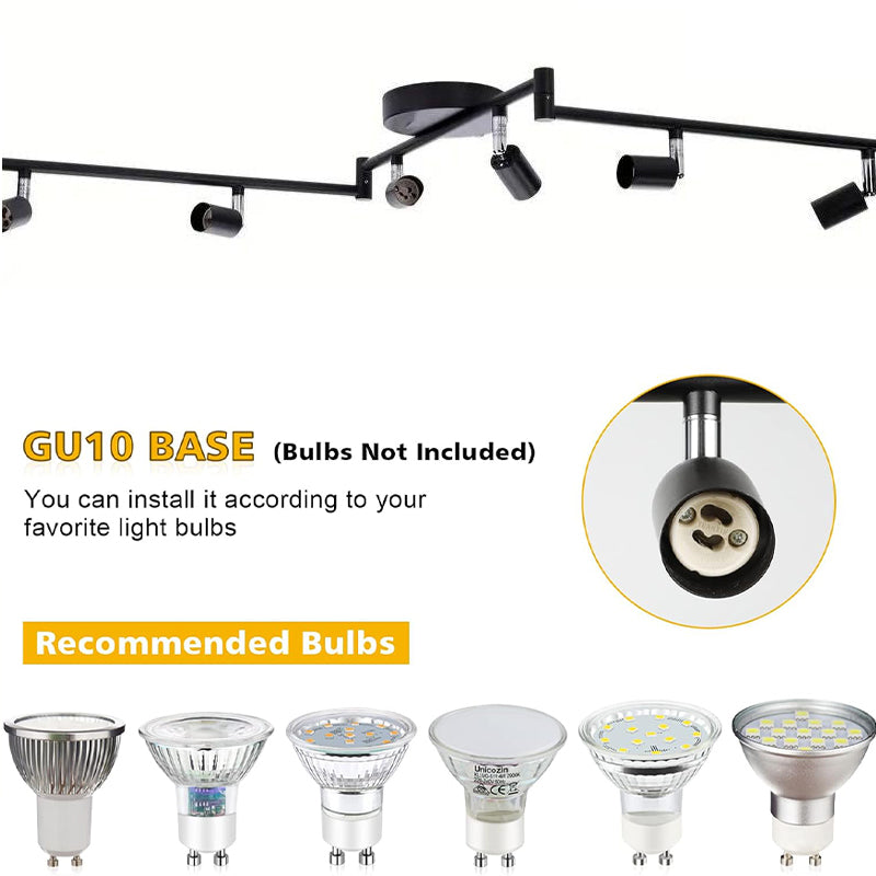 LED Ceiling Spot Light Bar, Foldable Ceiling Track Light, Rotatable ...