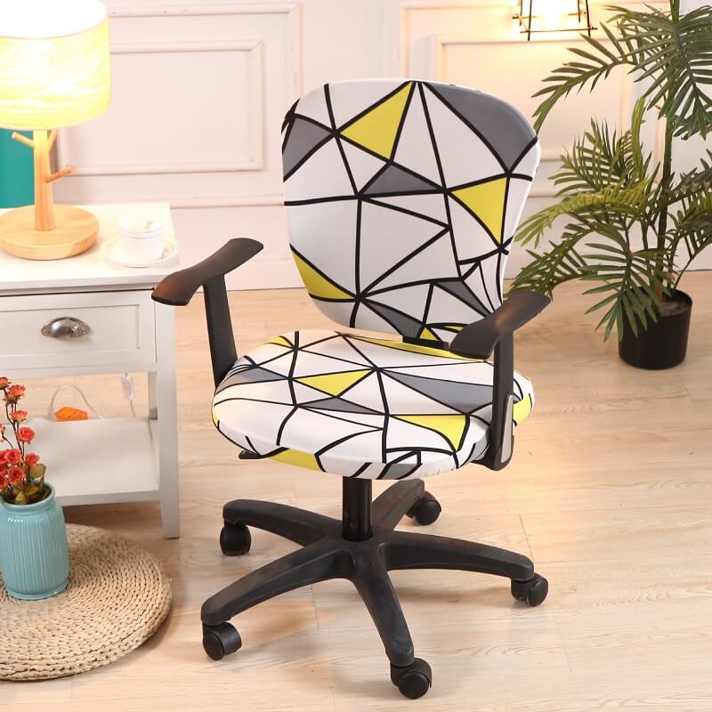 Removable Washable Office Chair Cover-Universal Miracle Magic Easy Fit ...