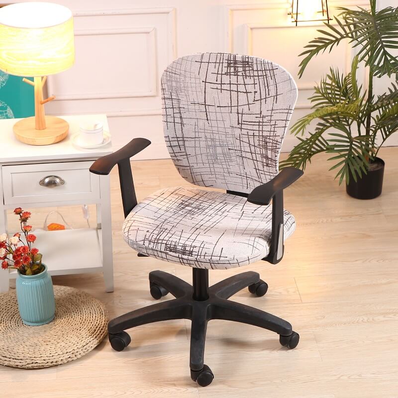 Removable Washable Office Chair Cover-Universal Miracle Magic Easy Fit ...