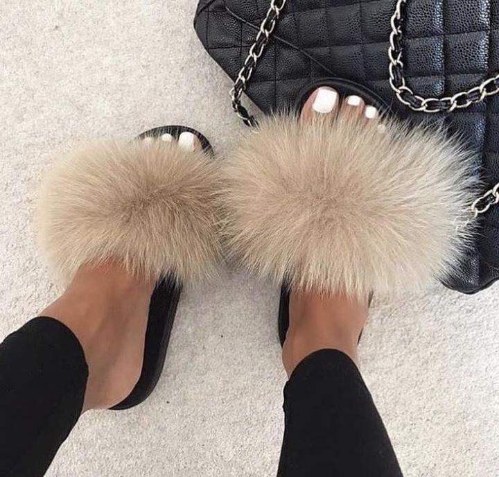 The Fluffy Slides Gorgeous Ladies Furry Slides – LoveStyle