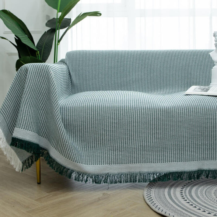 Lightweight Knitted Throws for Sofa, Large Sofa Throw Blankets with ...