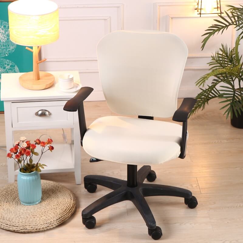 Removable Washable Office Chair Cover-Universal Miracle Magic Easy Fit ...