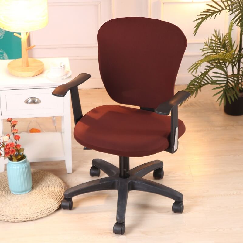Removable Washable Office Chair Cover-Universal Miracle Magic Easy Fit ...
