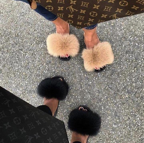 The Fluffy Slides Gorgeous Ladies Furry Slides – LoveStyle