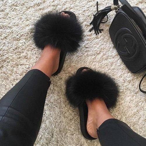 The Fluffy Slides Gorgeous Ladies Furry Slides – LoveStyle