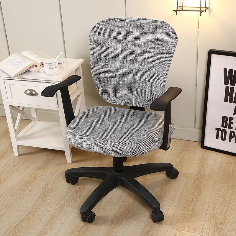 Removable Washable Office Chair Cover-Universal Miracle Magic Easy Fit ...