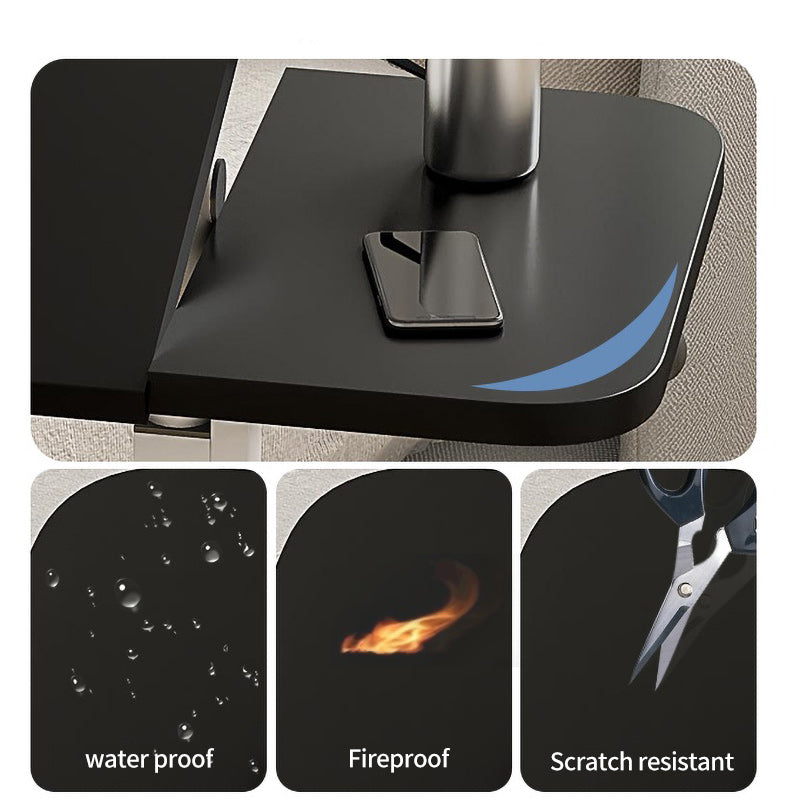 Adjustable Overbed Table with Wheels, Liftable Over Chair Table ...