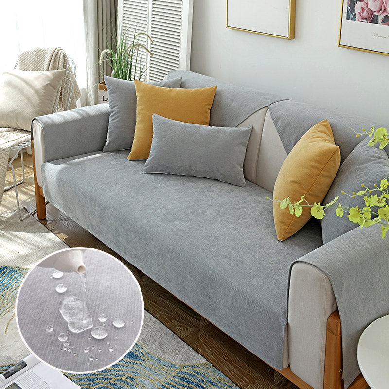 Waterproof Sofa Covers Protector Pad, Anti Slip L-Shape Corner Sofa ...