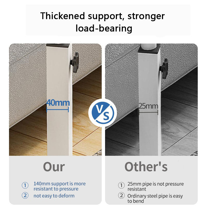 Adjustable Overbed Table with Wheels, Liftable Over Chair Table ...