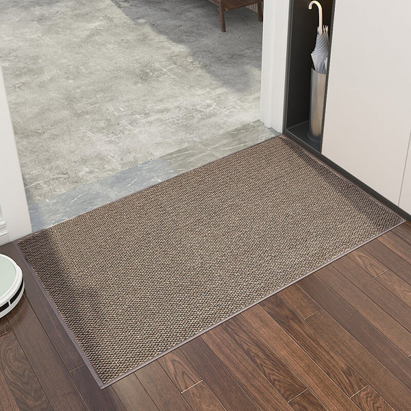 Woven Indoor Door Mats, Absorbent Entrance Front Door Mat, Rubber ...