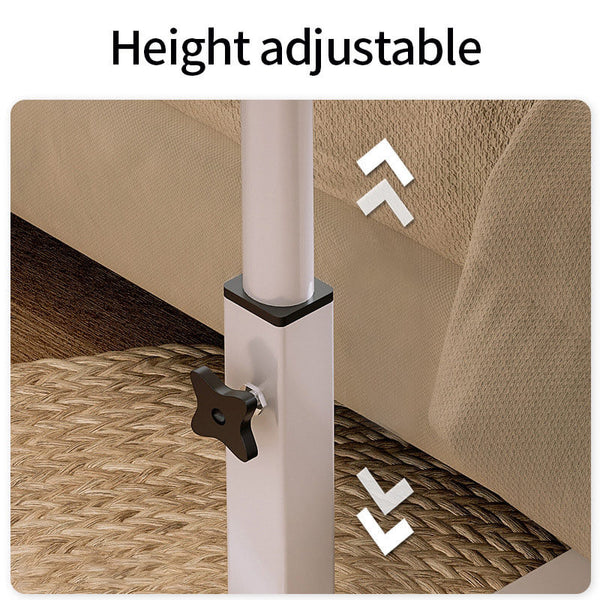 Adjustable Overbed Table, Foldable Hospital Bed Table, Overchair Table ...